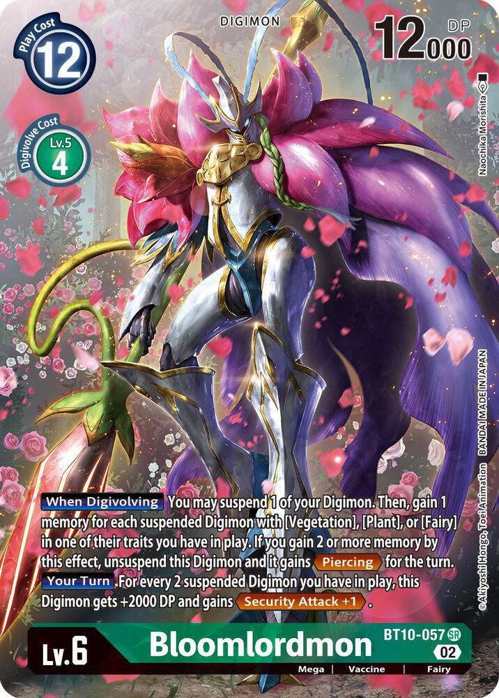 Bloomlordmon (Alternate Art) - Xros Encounter - Digimon Card Game ...