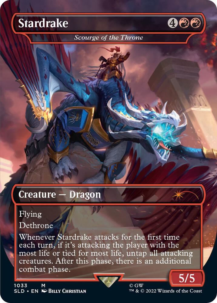 Stardrake - Scourge of the Throne (Borderless) - Secret Lair Drop ...