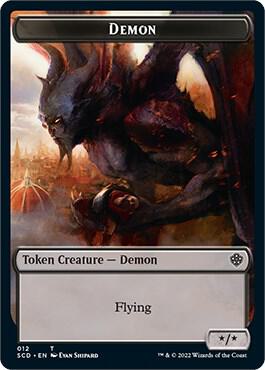 Demon Double-Sided Token - Starter Commander Decks - Magic: The ...