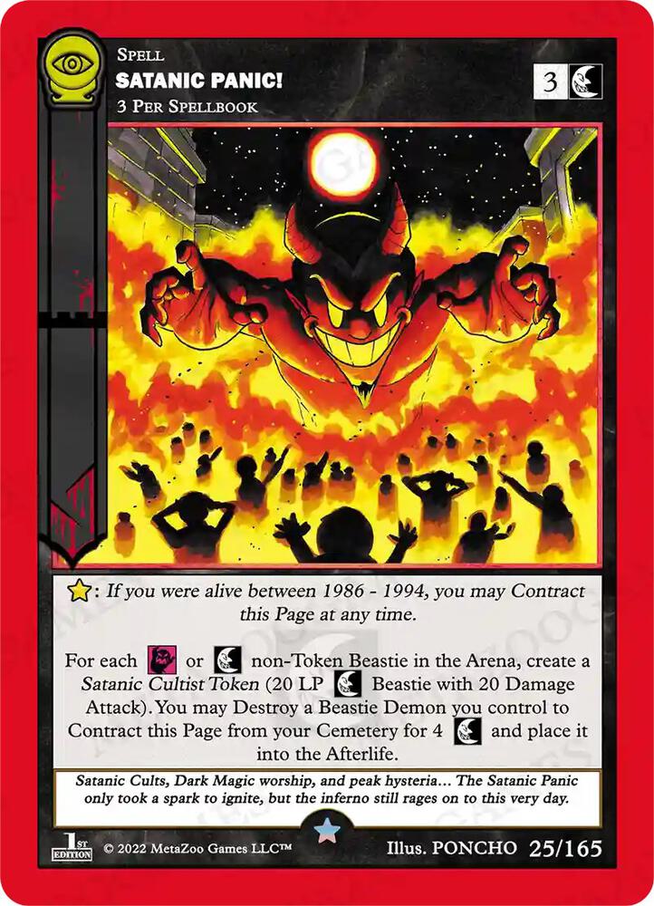 Satanic Panic! - Seance: First Edition - MetaZoo - TCGplayer.com