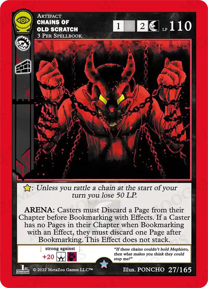 Chains of Old Scratch - Seance: First Edition - MetaZoo - TCGplayer.com