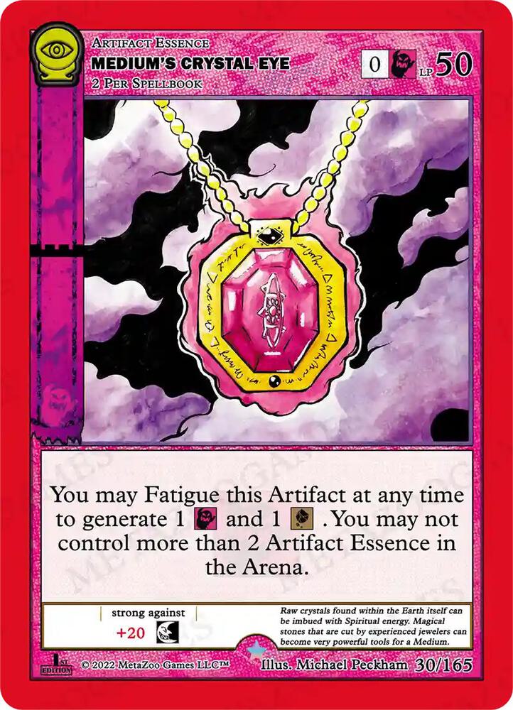 Medium's Crystal Eye - Seance: First Edition - MetaZoo - TCGplayer.com