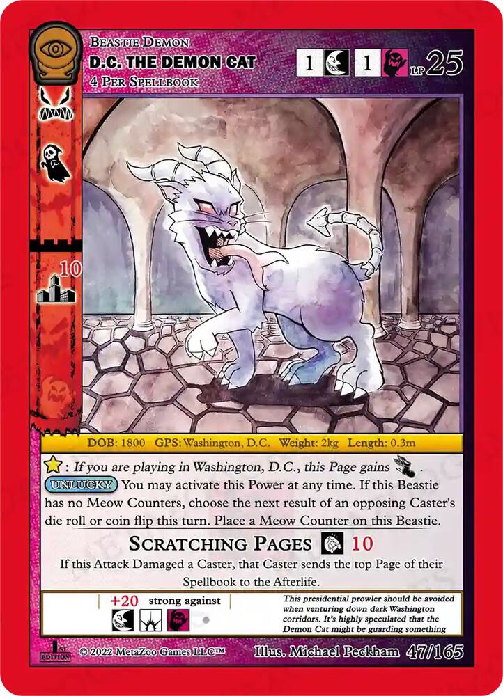D.C. the Demon Cat - Seance: First Edition - MetaZoo - TCGplayer.com
