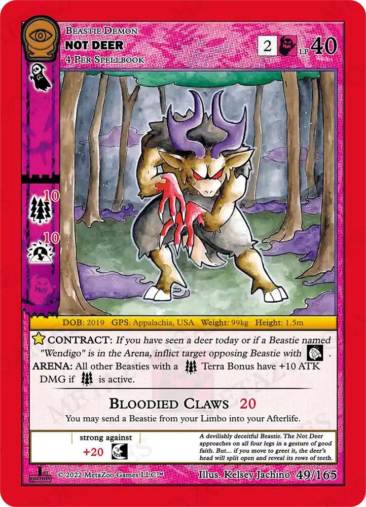 Not Deer - Seance: First Edition - MetaZoo - TCGplayer.com