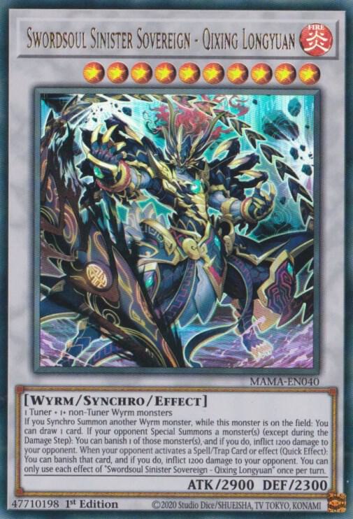 Swordsoul Sinister Sovereign - Qixing Longyuan - Magnificent Mavens - YuGiOh - TCGplayer.com