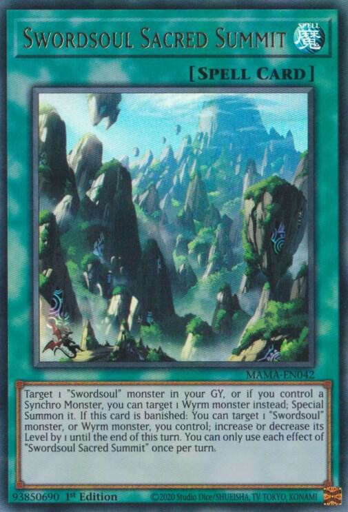 Swordsoul Sacred Summit - Magnificent Mavens - YuGiOh - TCGplayer.com