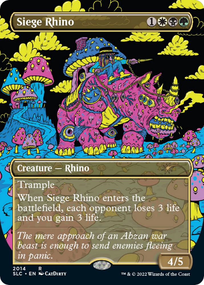 Siege Rhino - Secret Lair Countdown Kit - Magic: The Gathering ...