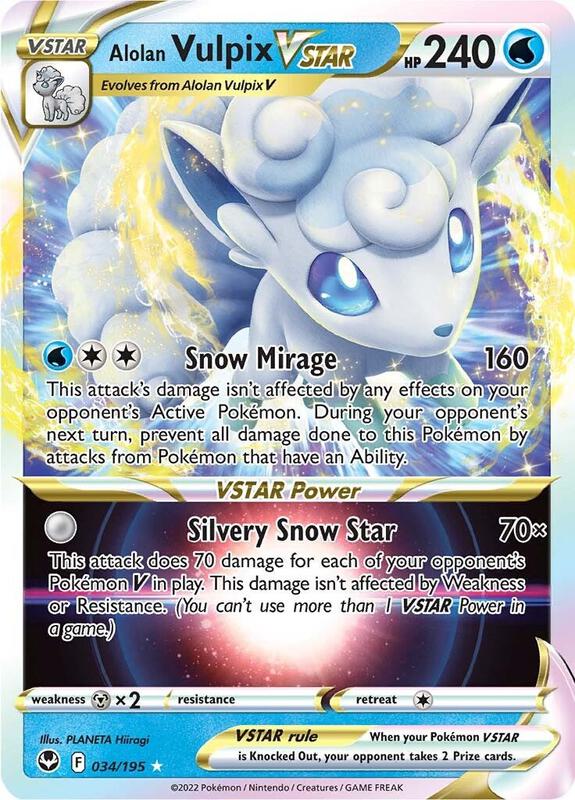 Alolan Vulpix VSTAR - SWSH12: Silver Tempest - Pokemon - TCGplayer.com