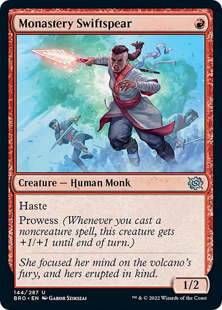 Monastery Swiftspear - The Brothers' War - Magic: The Gathering ...