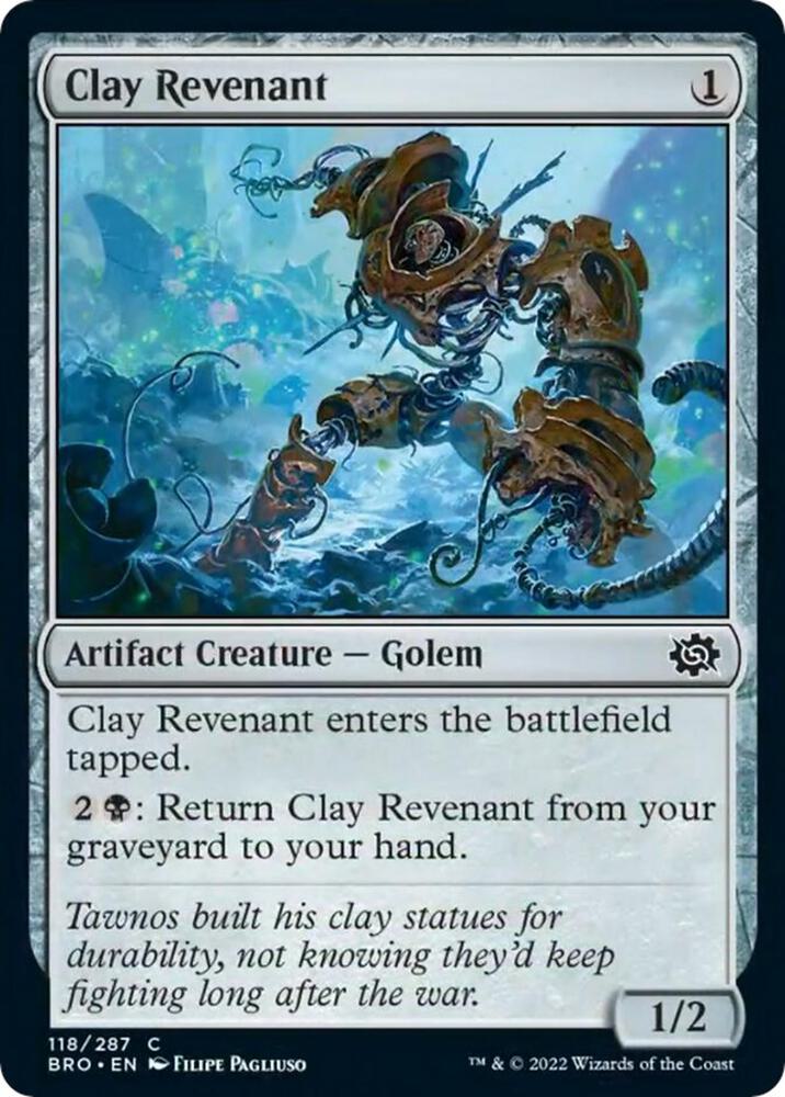 Clay Revenant - The Brothers' War - Magic: The Gathering - TCGplayer.com