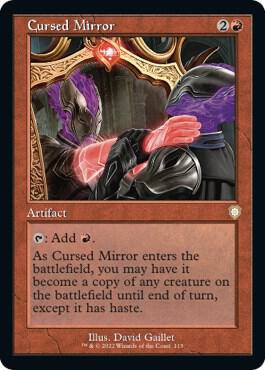 Cursed Mirror (Retro Frame) - Commander: The Brothers' War - Magic: The ...