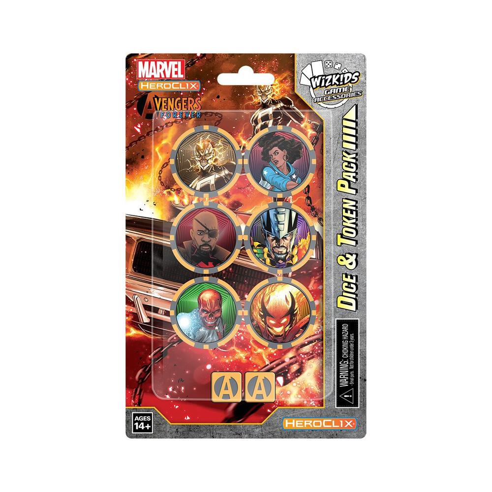 Avengers Forever Ghost Rider Dice & Token Pack - Avengers Forever ...