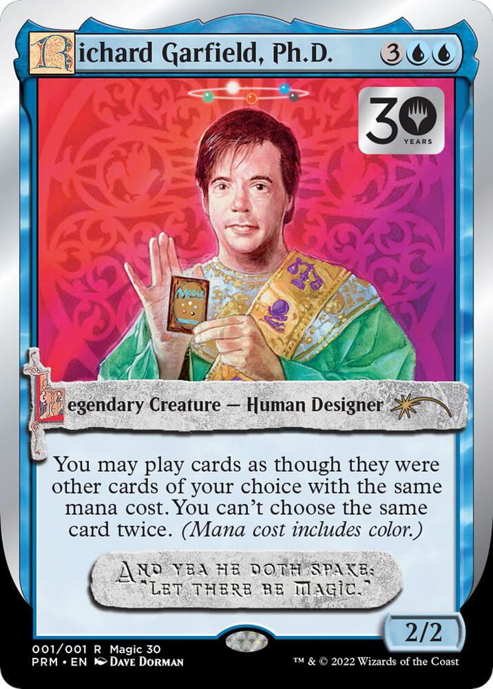 Richard Garfield, Ph.D. - 30th Anniversary Promos - Magic: The ...