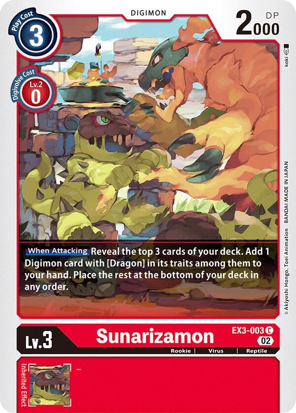 Sunarizamon - Draconic Roar - Digimon Card Game - TCGplayer.com