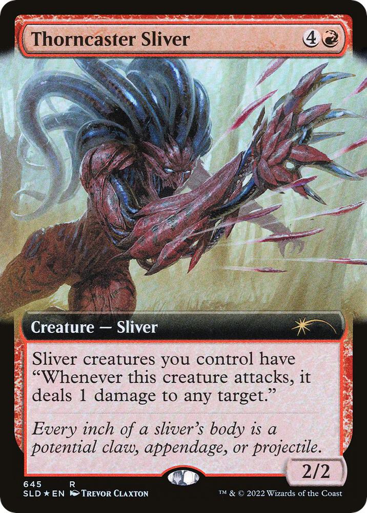 Thorncaster Sliver (Extended Art) - Secret Lair Drop Series - Magic ...