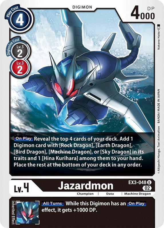 Jazarichmon - Draconic Roar - Digimon Card Game