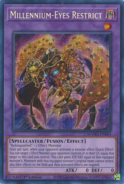 Millennium-Eyes Restrict (Secret Pharaoh's Rare) - Magnificent Mavens ...