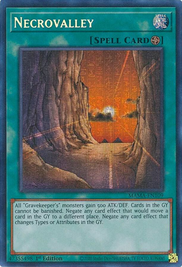Necrovalley (Secret Pharaoh's Rare) - Magnificent Mavens - YuGiOh - TCGplayer.com