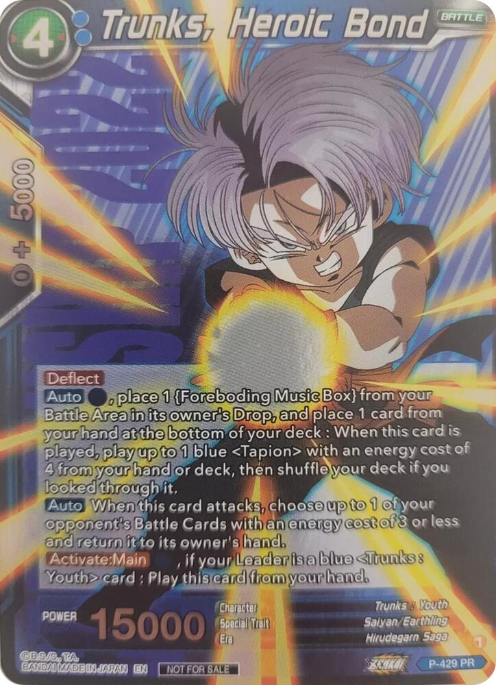 Trunks, Heroic Bond (Championship Pack 2022 Vol.3) - Tournament ...