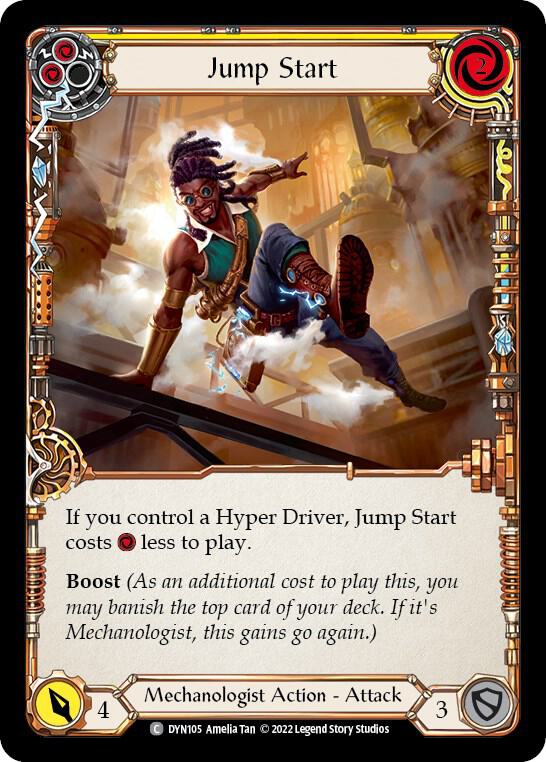 Jump Start (Yellow) - Dynasty - Flesh and Blood TCG