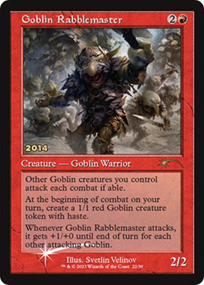 Goblin Rabblemaster - 30th Anniversary Promos - Magic: The Gathering ...