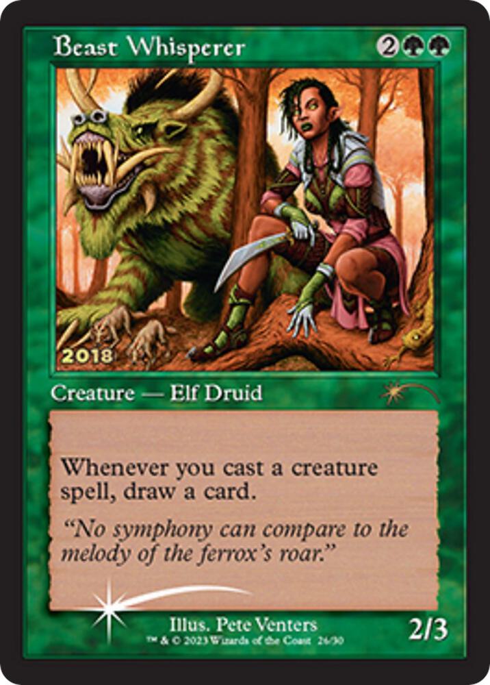 Beast Whisperer - 30th Anniversary Promos - Magic: The Gathering ...