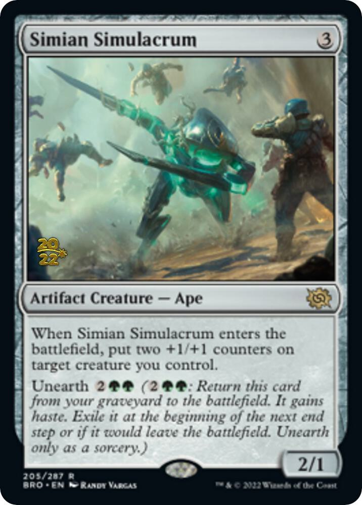 Simian Simulacrum - Prerelease Cards - Magic: The Gathering - TCGplayer.com