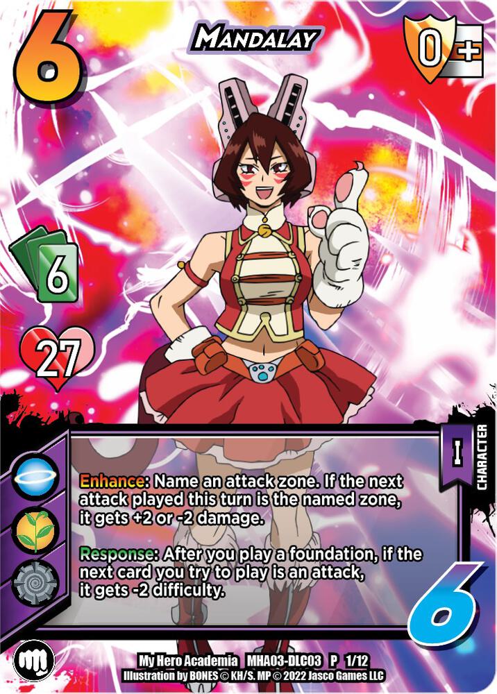 Mandalay my hero academia store