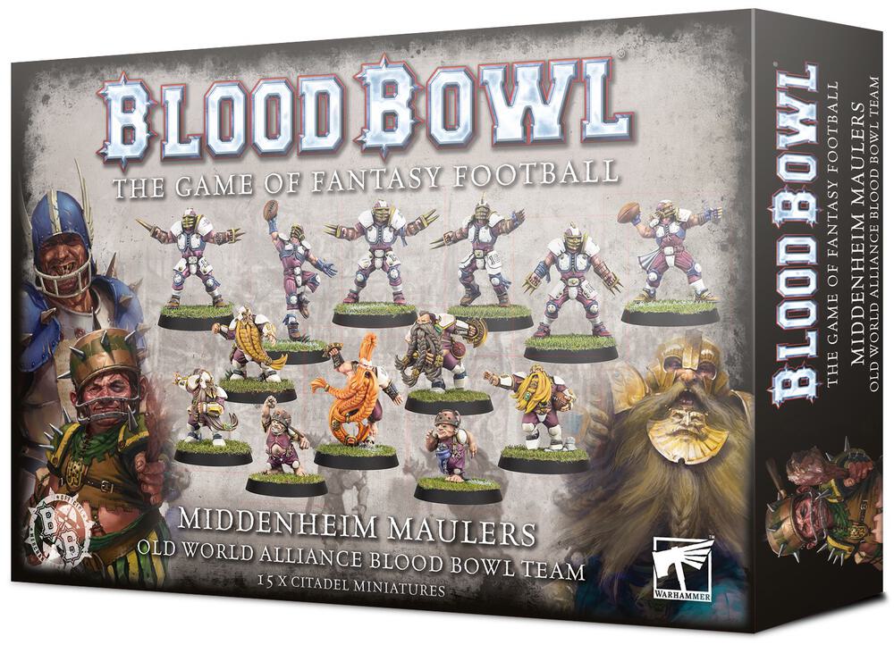 Blood Bowl: The Middenheim Maulers Team - Warhammer Plastic Box Sets ...