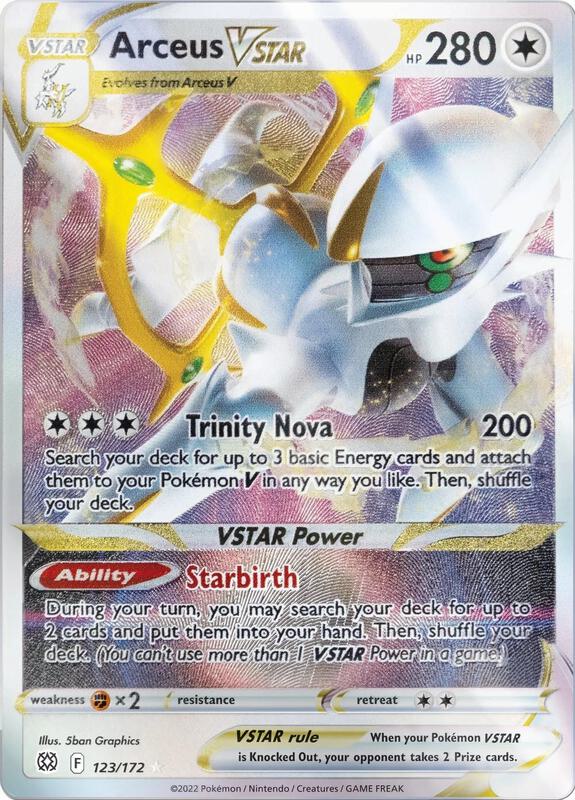 Arceus V - 122/172 (Metal Card) - Miscellaneous Cards & Products ...