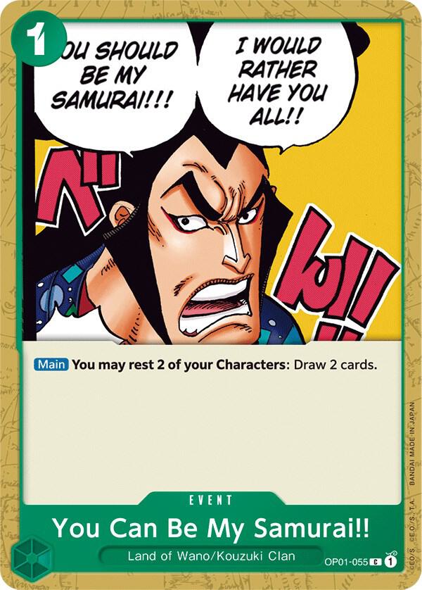 You Can Be My Samurai!! - Romance Dawn - One Piece Card Game - TCGplayer.com