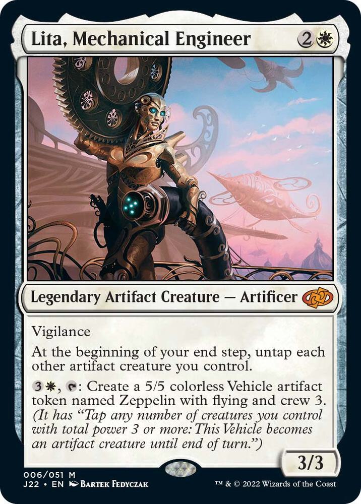 Lita, Mechanical Engineer - Jumpstart 2022 - Magic: The Gathering ...
