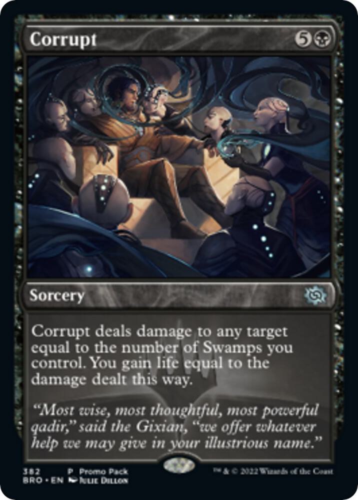 Corrupt - Promo Pack: The Brothers' War - Magic: The Gathering ...