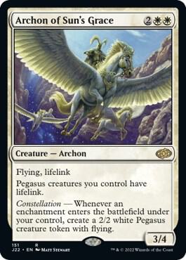 Archon of Sun's Grace - Jumpstart 2022 - Magic: The Gathering ...