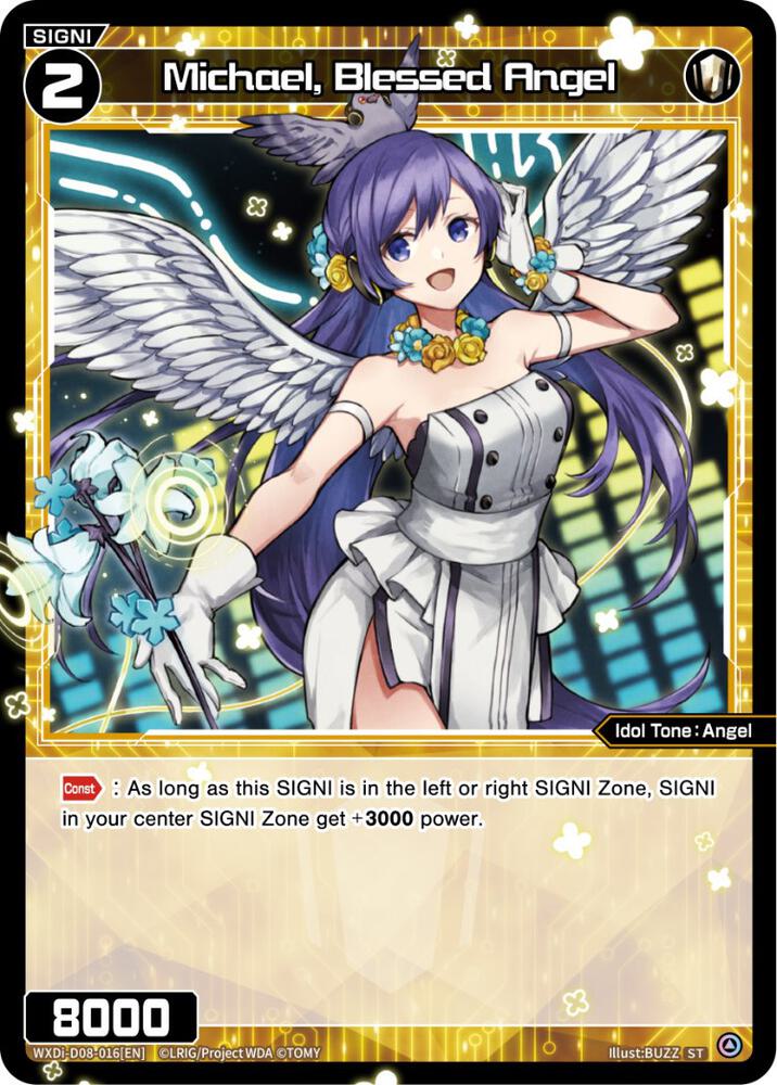 Michael, Blessed Angel - Diva Debut Deck D08: White Hope - WIXOSS