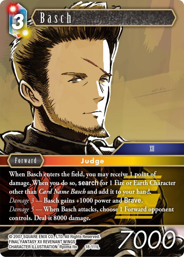 Basch - Resurgence of Power - Final Fantasy TCG - TCGplayer.com