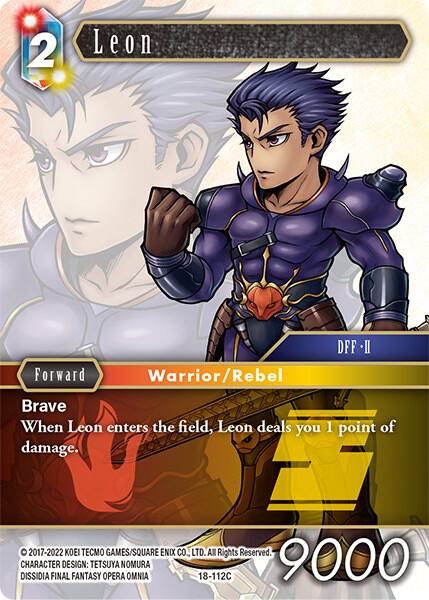 Leon - Resurgence of Power - Final Fantasy TCG - TCGplayer.com