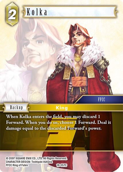 Kolka - Resurgence of Power - Final Fantasy TCG - TCGplayer.com
