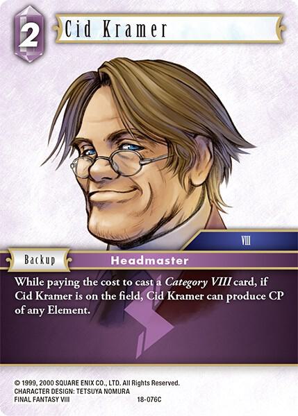 Cid Kramer - Resurgence of Power - Final Fantasy TCG - TCGplayer.com