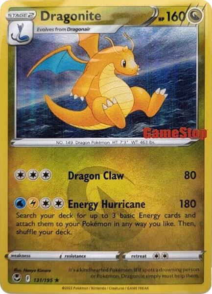 Dragonite - 131/195 (Gamestop Exclusive) - Miscellaneous Cards ...