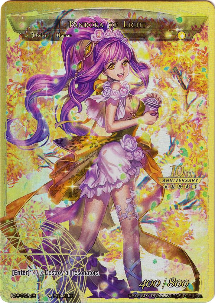 Pandora, Girl of the Box // Pandora of Light - 10th Anniversary: Ruler ...