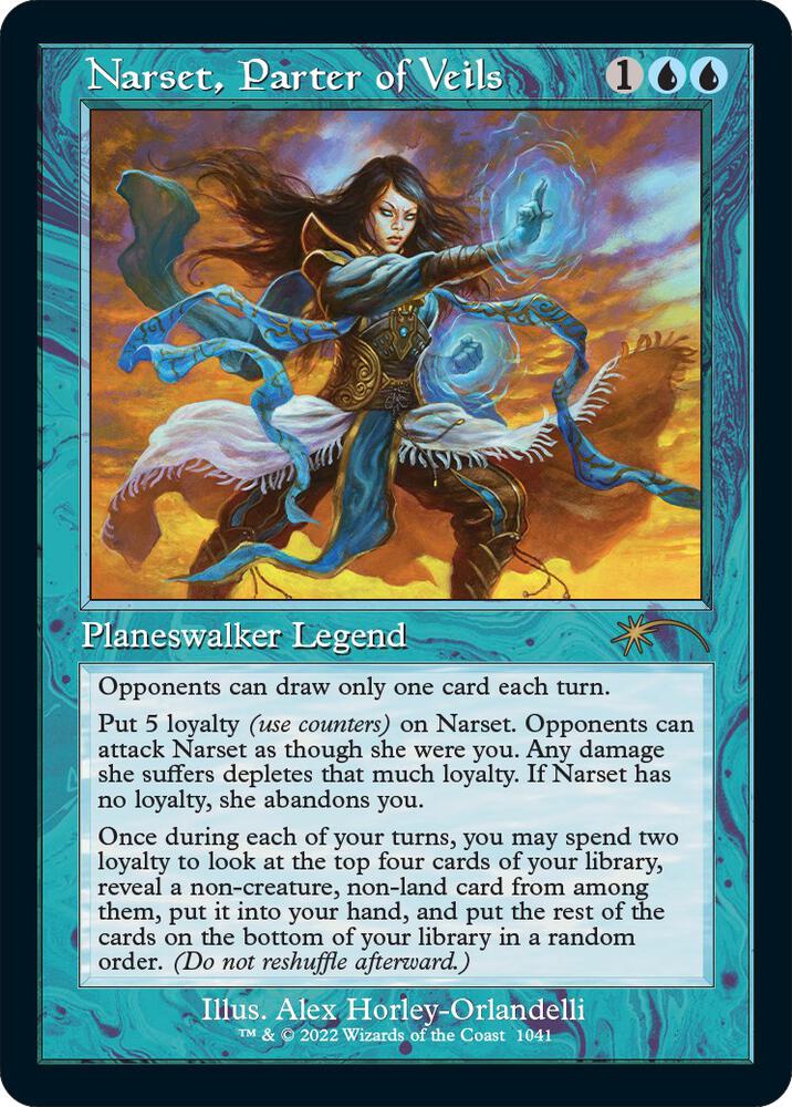 Narset, Parter of Veils (Retro Frame) - Secret Lair Drop Series - Magic: The Gathering ...