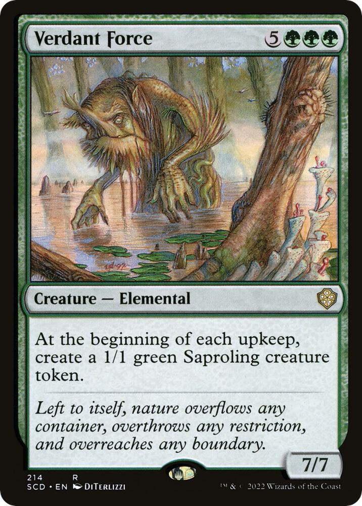 Verdant Force - Starter Commander Decks - Magic: The Gathering ...