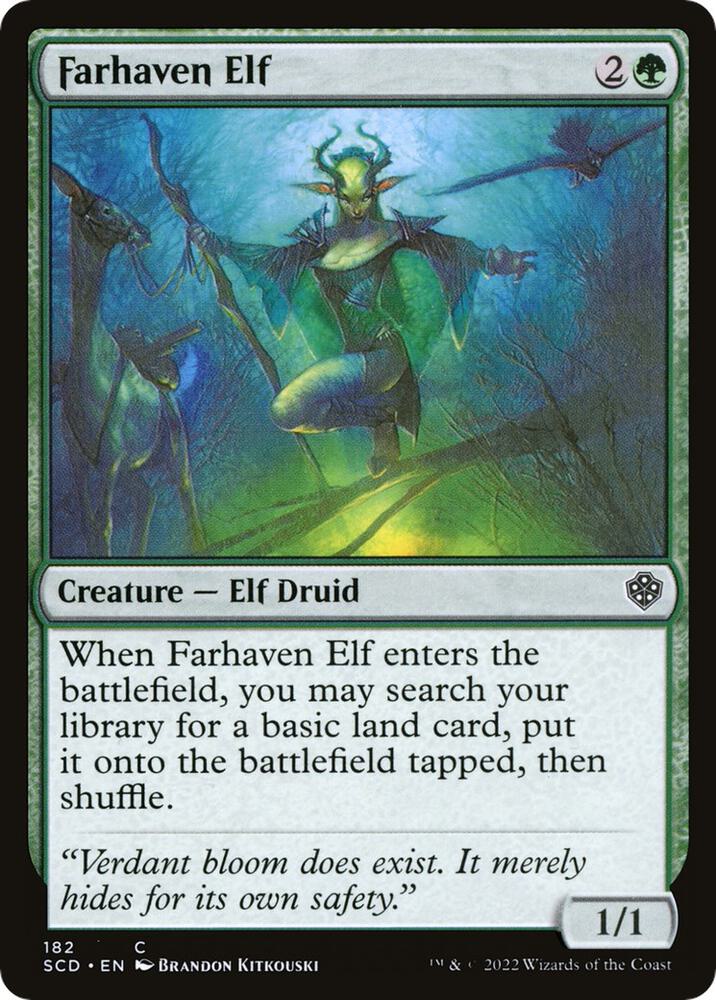 Farhaven Elf - Starter Commander Decks - Magic: The Gathering ...