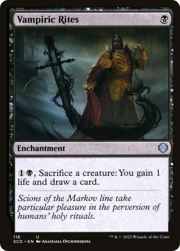 Vampiric Rites - Starter Commander Decks - Magic: The Gathering ...