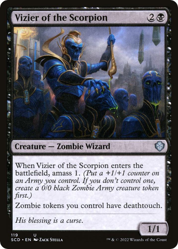Vizier of the Scorpion - Starter Commander Decks - Magic: The Gathering ...