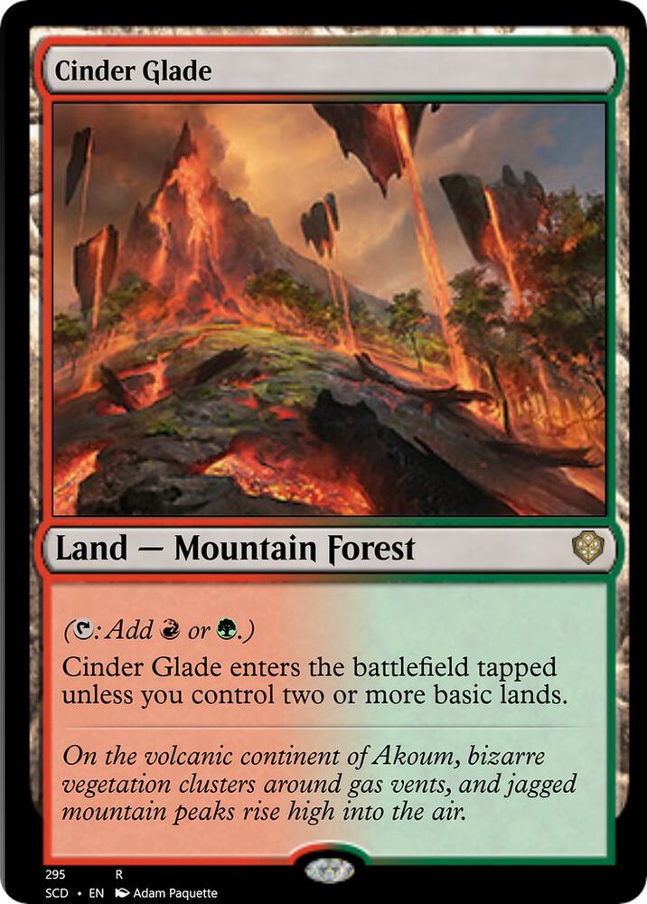 Cinder Glade - Starter Commander Decks - Magic: The Gathering ...