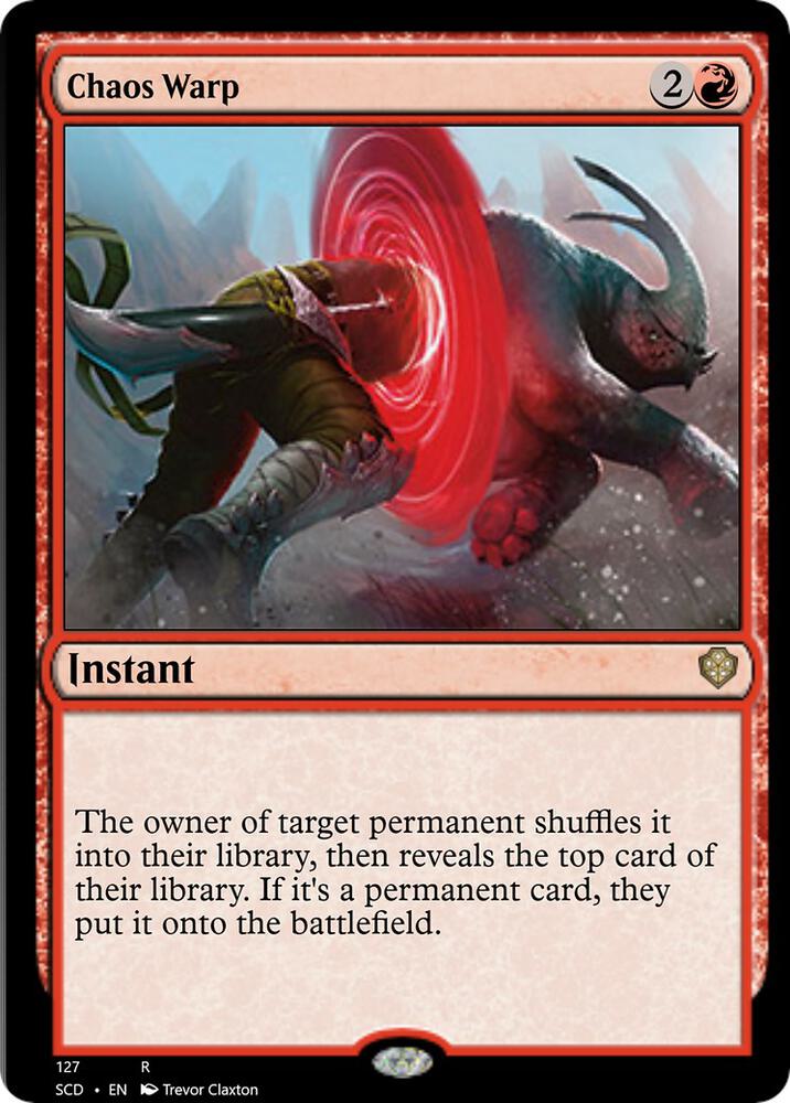 Chaos Warp - Starter Commander Decks - Magic: The Gathering - TCGplayer.com