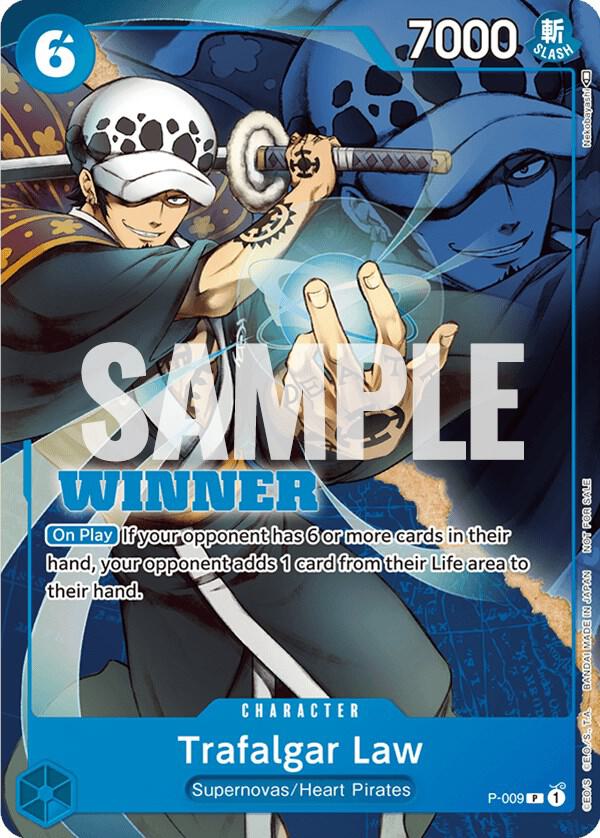 Trafalgar Law - P-009 (Winner Pack Vol. 1) - One Piece Promotion Cards ...