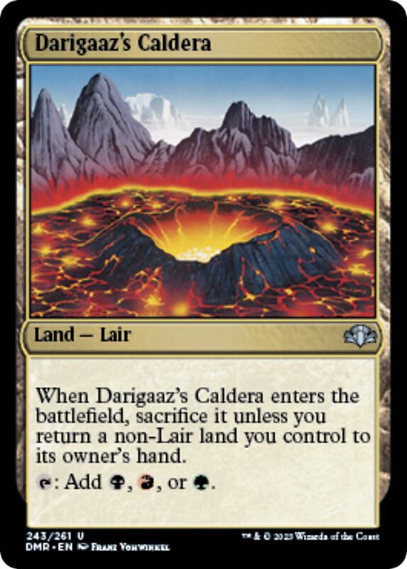 Darigaaz's Caldera - Dominaria Remastered - Magic: The Gathering ...